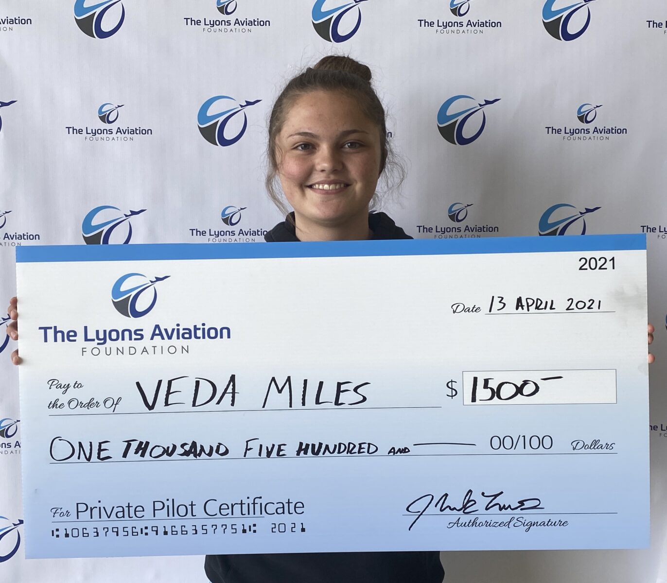 Veda Miles - The Lyons Aviation Foundation