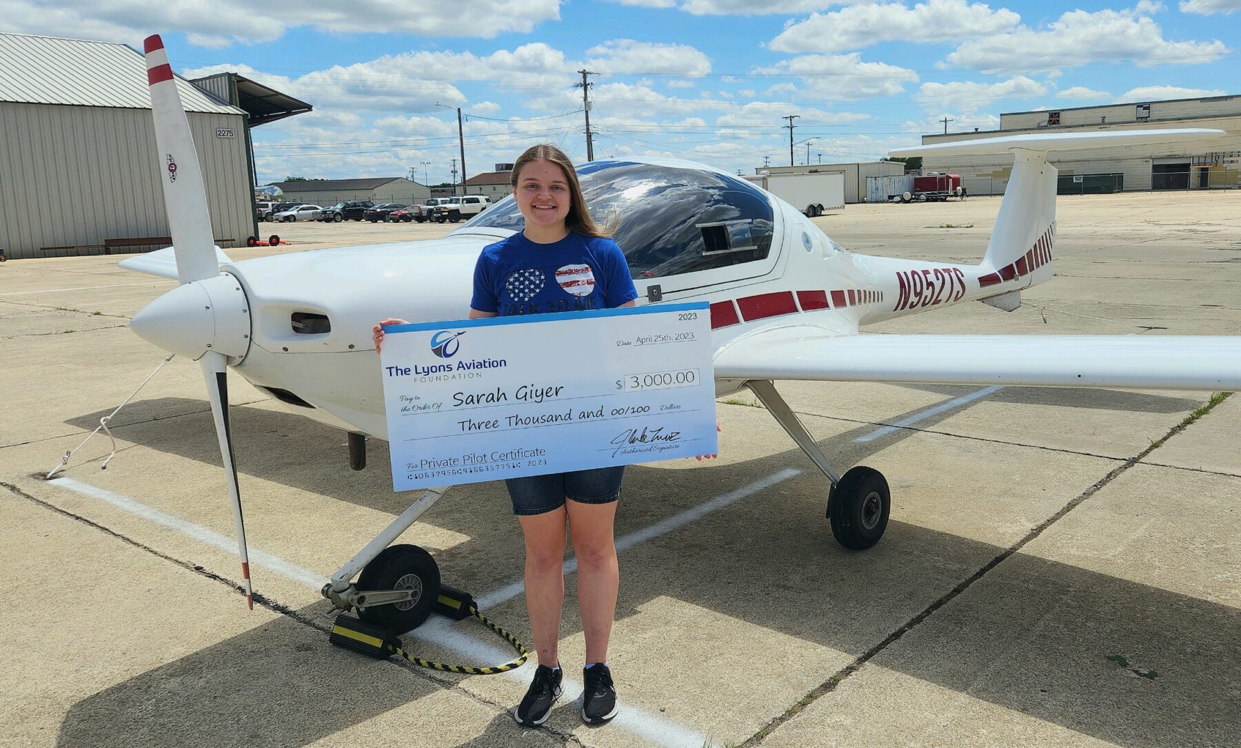 Sarah Giyer - The Lyons Aviation Foundation